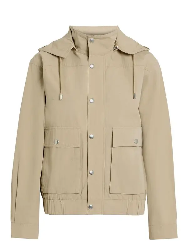 Proenza Schouler Cotton-canvas Hooded Jacket - Sage Green