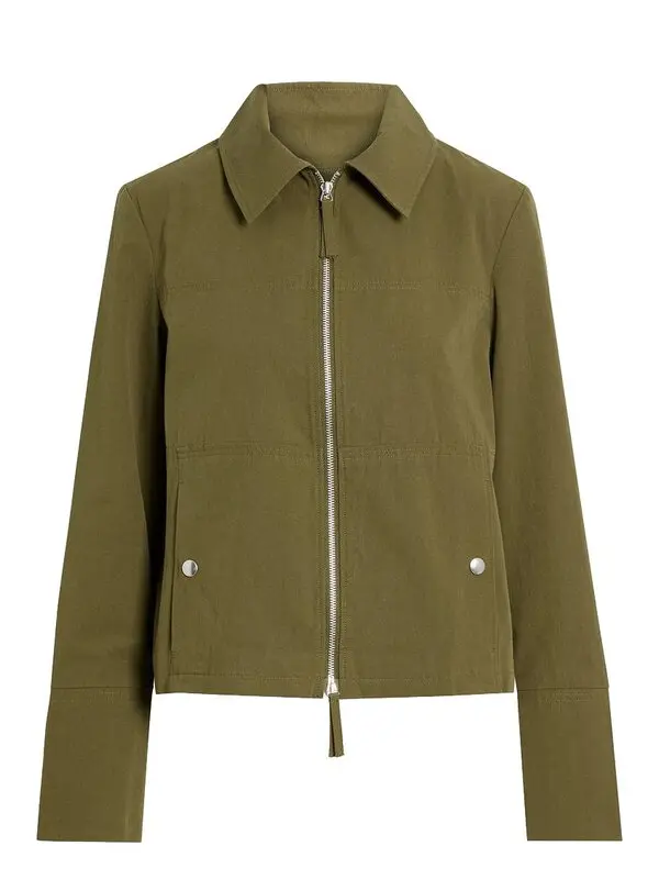 Proenza Schouler Barnes Cotton-canvas Jacket - Army Green
