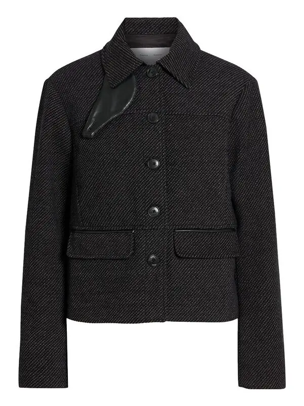 Proenza Schouler Colette Twill Jacket - Black