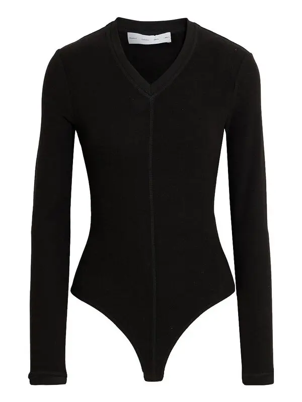 Proenza Schouler Delaney Stretch-jersey Bodysuit - Black