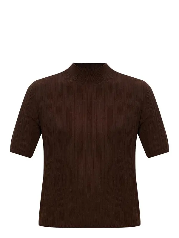Officine Générale Laya' Knit Top - Brown