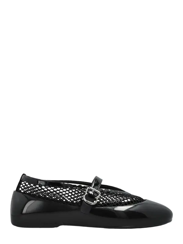 Alaïa Ballet Flats With Strap - Black