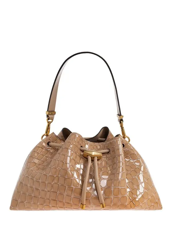 JIMMY CHOO Bon Bon Shoulder Bag - Brown