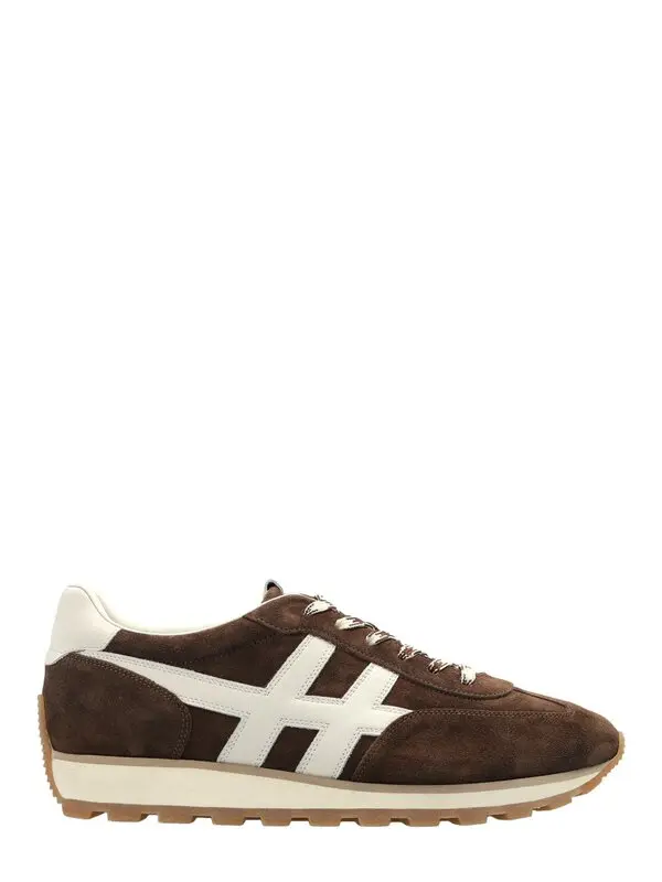 Hogan Suede Low-top Sneakers - Brown