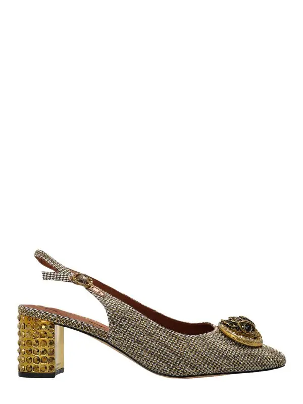 Kurt Geiger Chelsea Slingback Heel - Brown