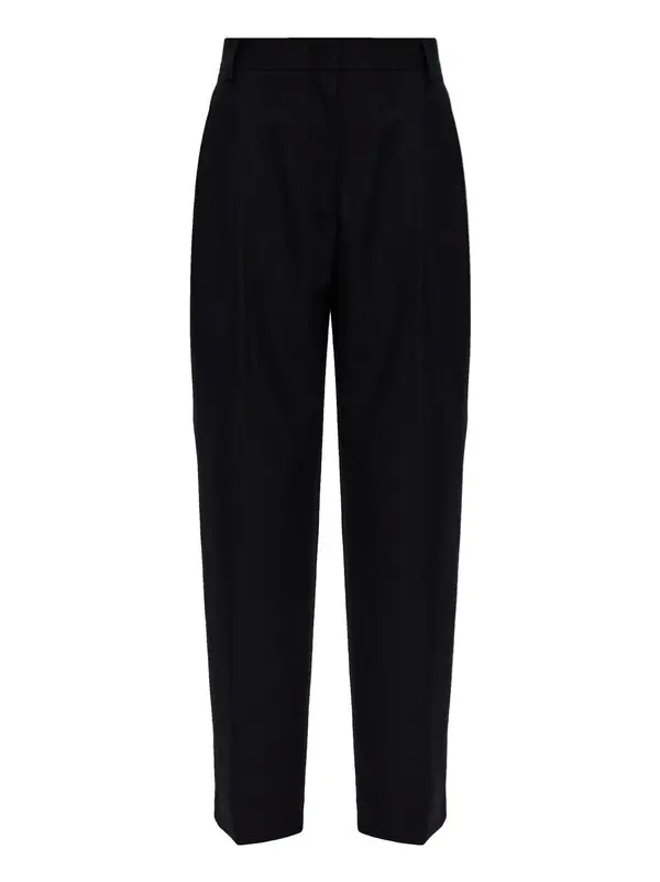 Paul Smith Wool Pleated Trousers - Black