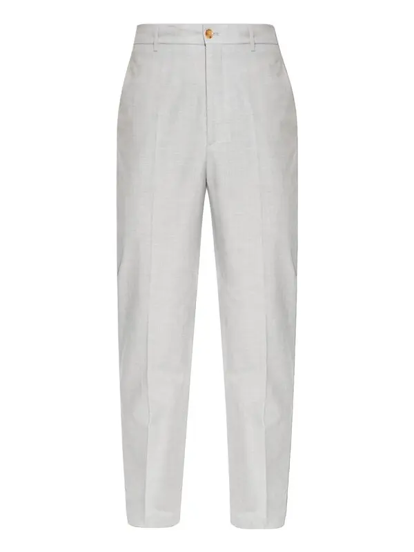 Etro Tapered Crease Trousers - Grey