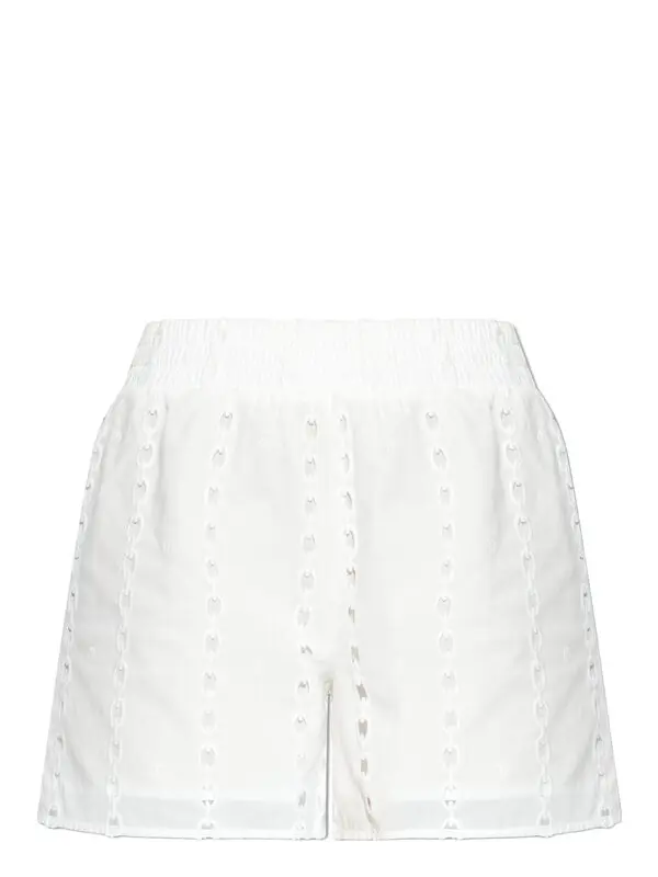 ANINE BING Kam Shorts - White