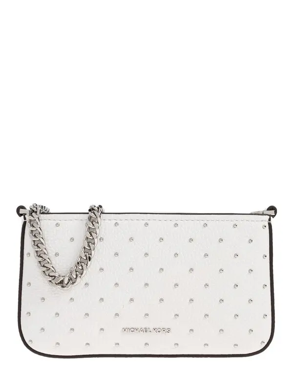 Michael Kors Shoulder Bag With Chain Strap - White