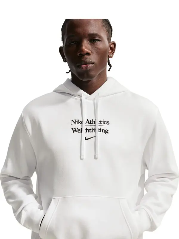 Nike Weightlifting Pullover Hoodie - White