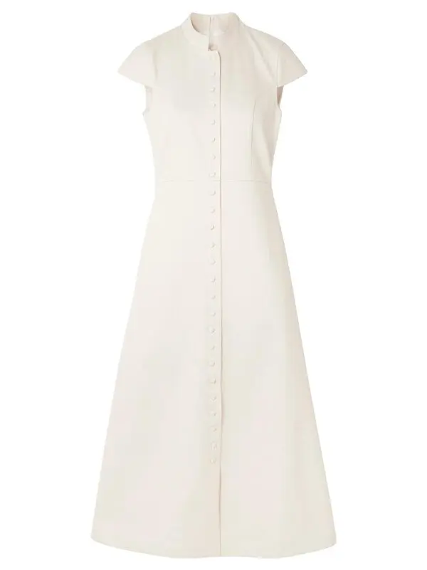 DESTREE Amaoko Denim Midi Dress - Neutrals