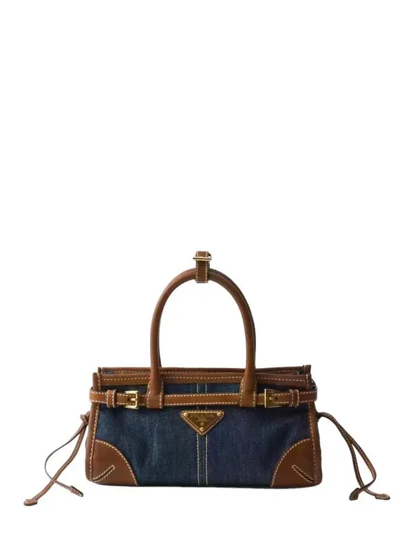 Prada Denim Tote Bag - Blue