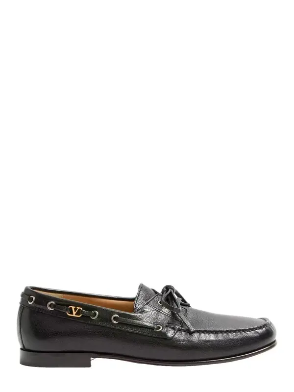 Valentino Garavani Vlogo Palm Avenue Loafers - Black