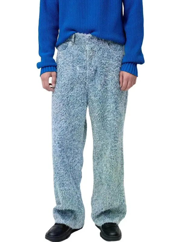 Hugo Texture-finished Jeans - Blue