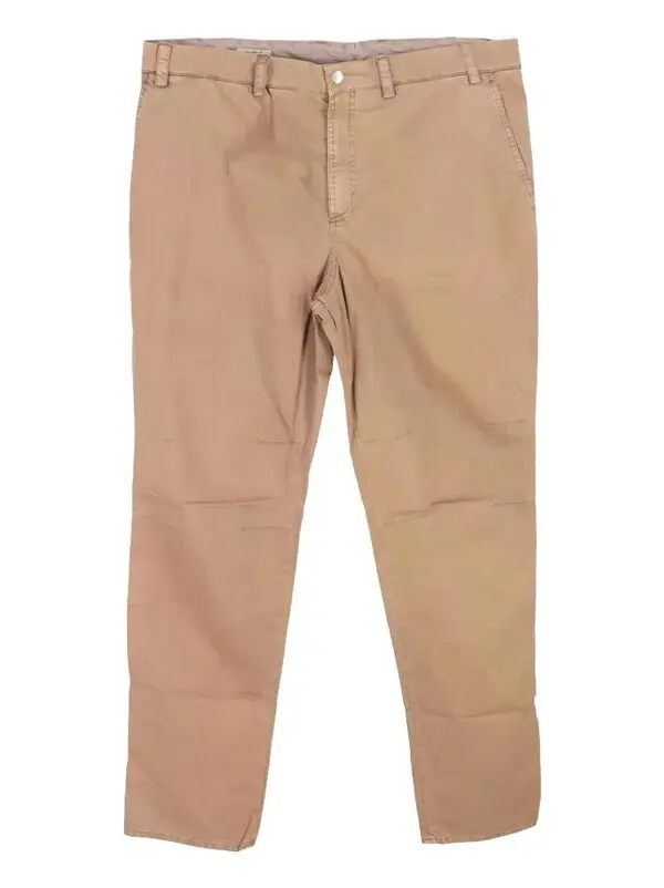 Brunello Cucinelli Cotton Trousers - Brown