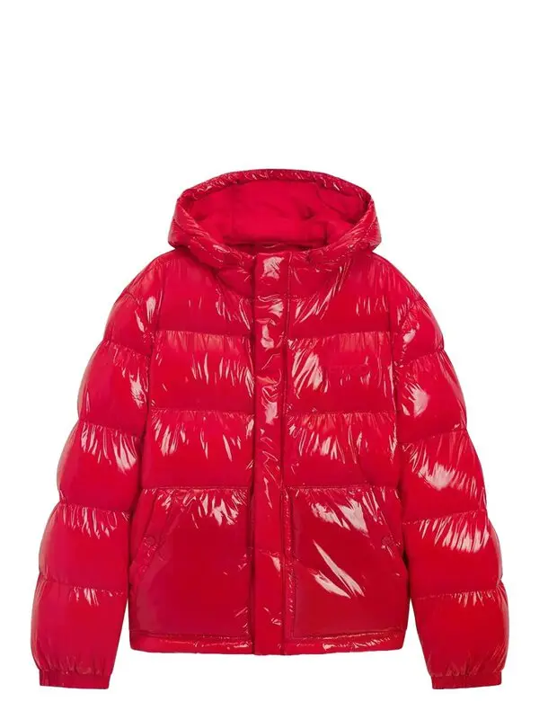 Hugo Logo-detail Padded Jacket - Red