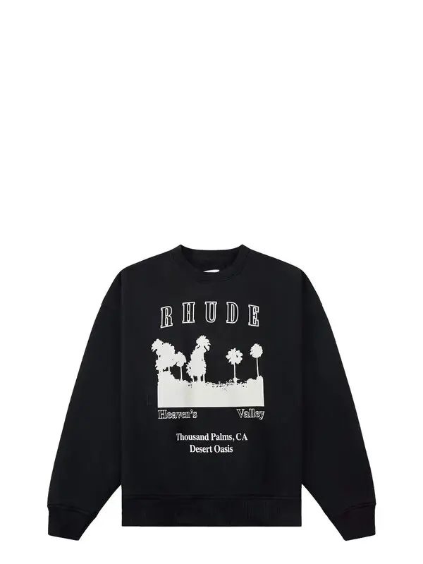 Rhude Thousand Palms Sweatshirt - Black