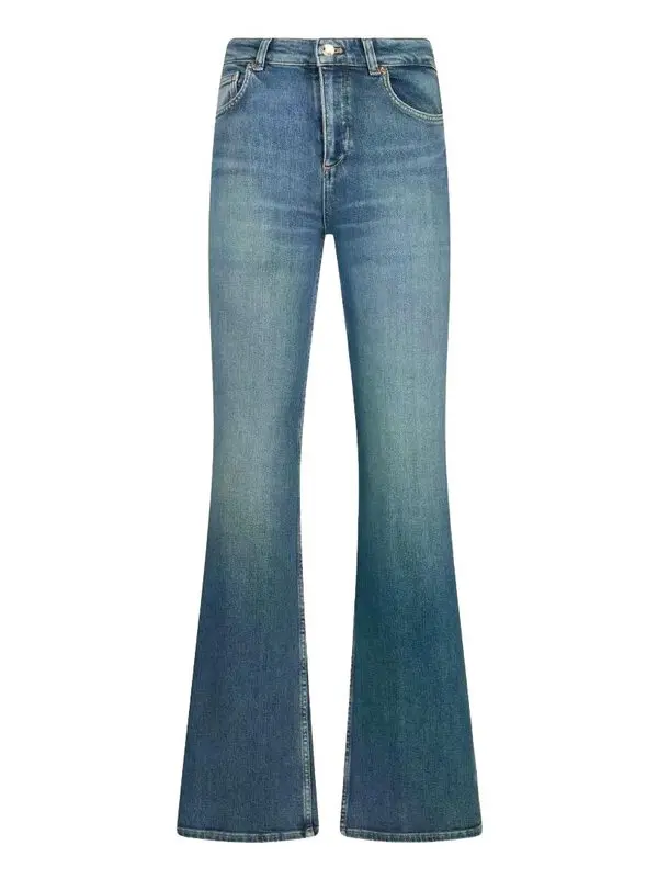 Liu Jo Stone-wash Flared Jeans - Blue
