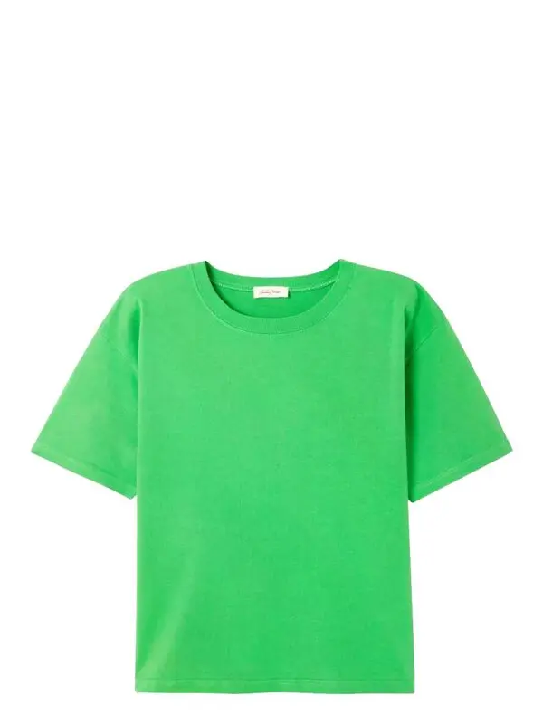 American Vintage Crew-neck Short-sleeve T-shirt - Green
