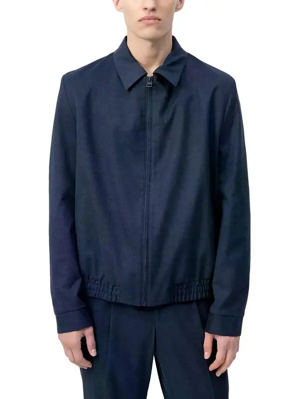Hugo Zip Bomber Jacket - Blue
