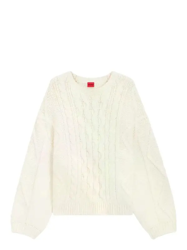 Hugo Cable-knit Sweater - Neutrals