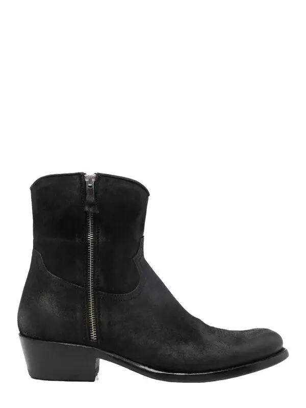 CENERE GB Zip-up Boots - Black
