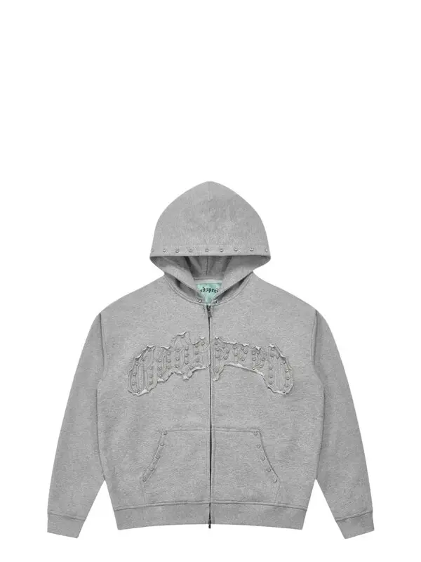 GODSPEED Symmetric Studded V2 Hoodie - Grey