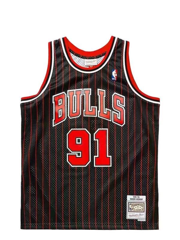 Mitchell & Ness Nba Chicago Bulls Dennis Rodman Swingman Jersey - Black