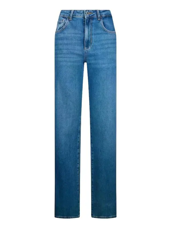 Liu Jo Turn-up Straight Leg Jeans - Blue
