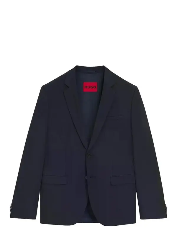 Hugo Single-breasted Blazer - Blue