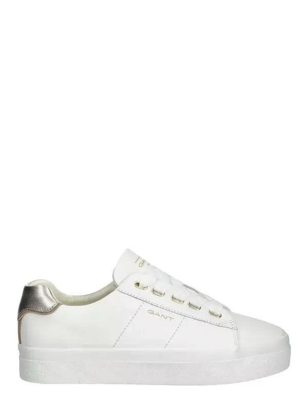 Gant Avona Metallic-detail Sneakers - White