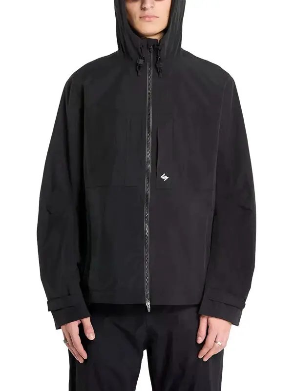 REPRESENT Taped Hooded Jacket - Black