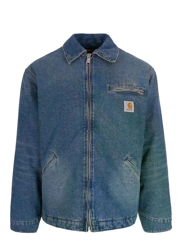 Carhartt Work In Progress Denim Zip Jacket - Blue