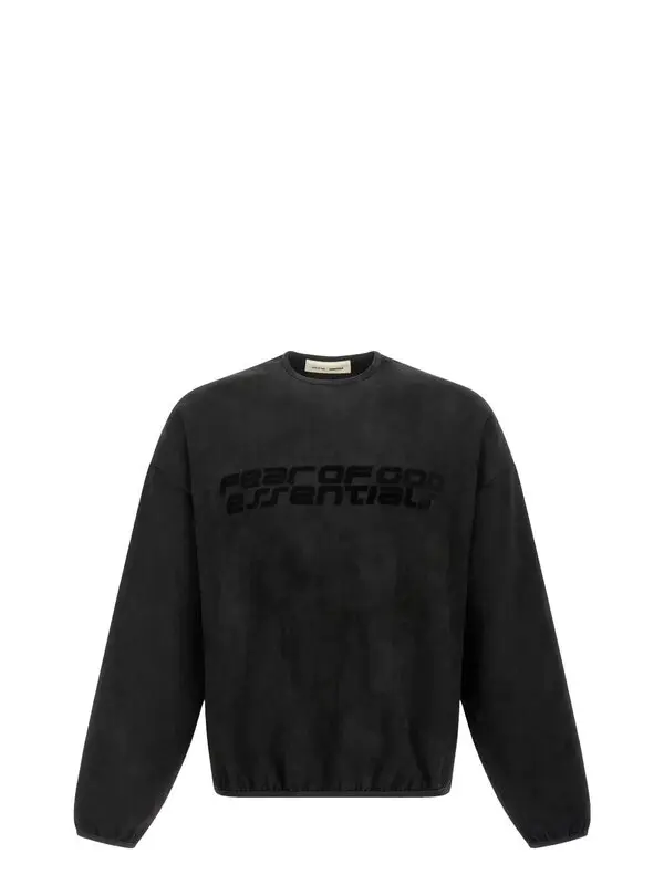 Fear Of God Logo-printed Sweatshirt - Black