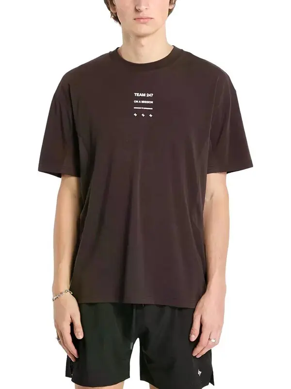 REPRESENT 247 Uprising Oversized T-shirt - Brown