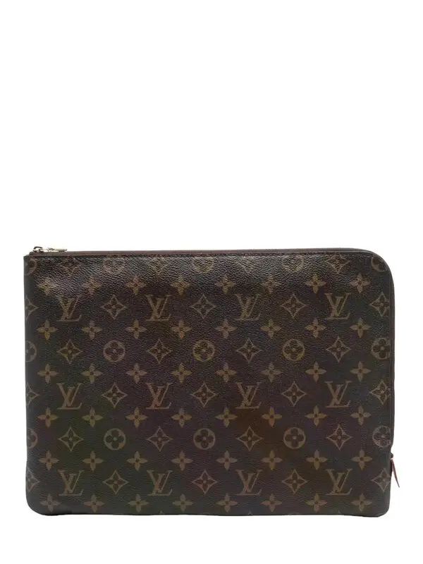 LOUIS VUITTON 2018 Monogram Etui Voyage Mm Clutch - Brown