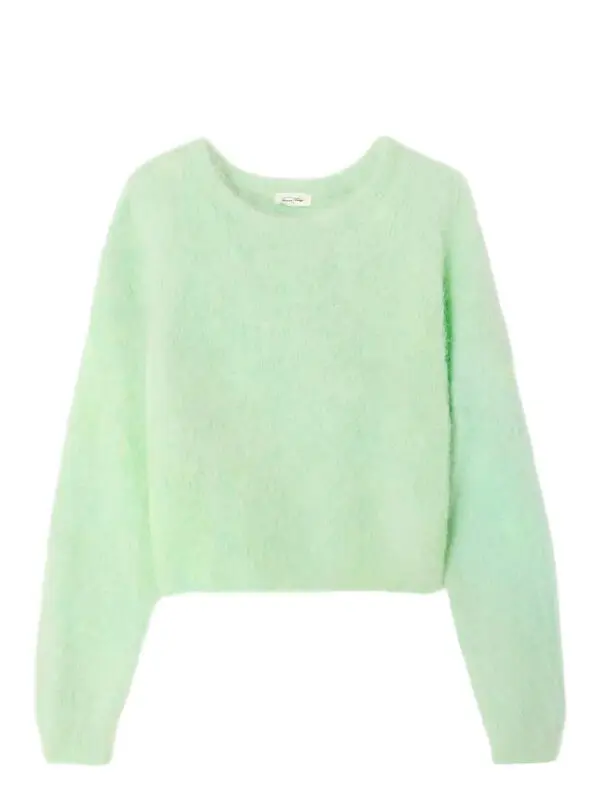 American Vintage Crew-neck Long-sleeve Sweater - Green