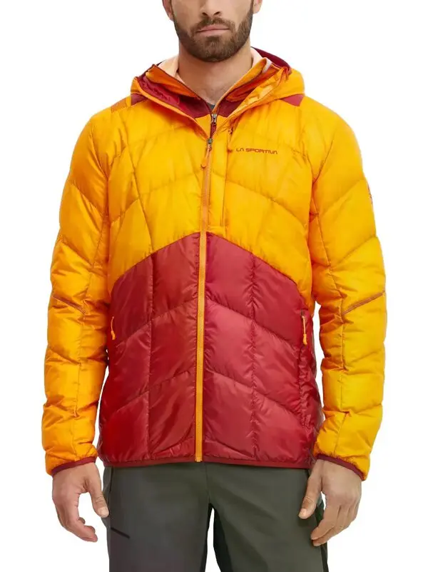 LA SPORTIVA Hooded Quilted Jacket - Yellow