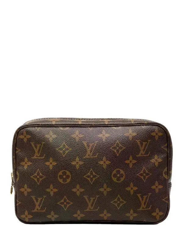 LOUIS VUITTON 1988 Monogram Trousse Toilette 23 - Brown