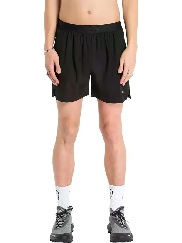 REPRESENT Logo-detail Track Shorts - Black