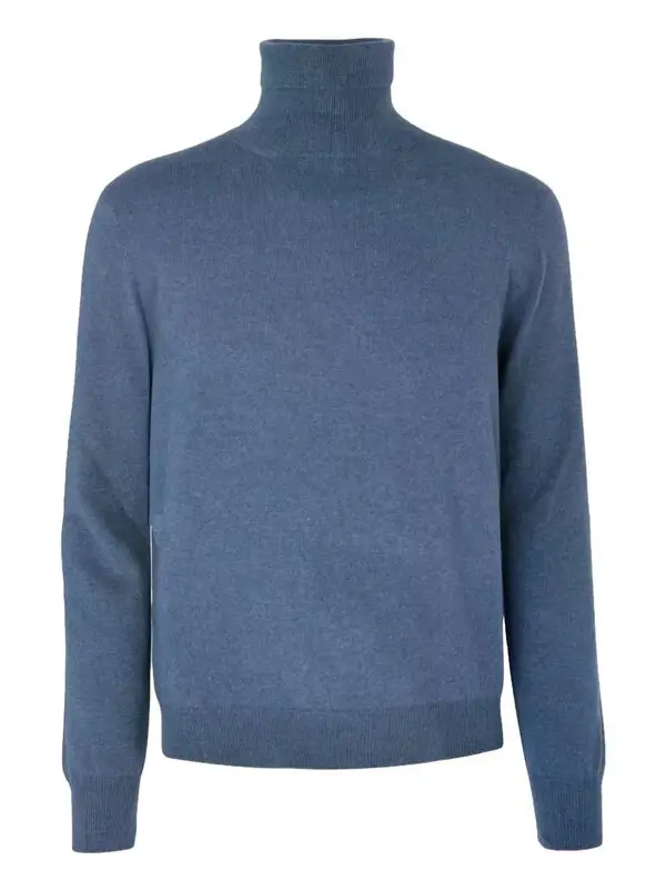Agnona Cashmere Roll-neck Sweater - Blue
