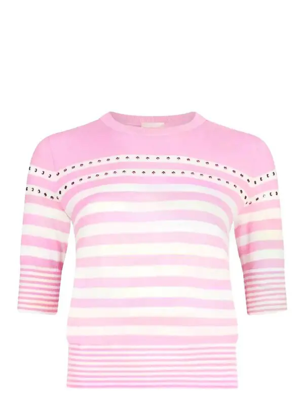 Liu Jo Striped Sweater - Pink