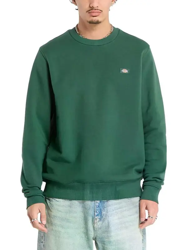Dickies Oakport Logo-patch Sweatshirt - Green