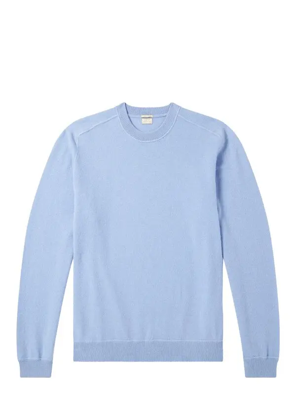 Massimo Alba Cashmere Crewneck Sweater - Blue
