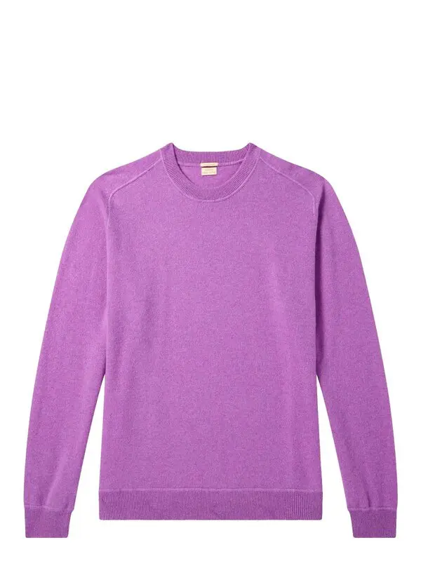 Massimo Alba Cashmere Crewneck Sweater - Purple