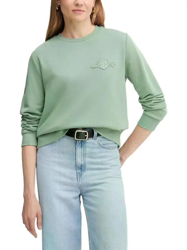 Gant Embroidered Crewneck Sweatshirt - Green
