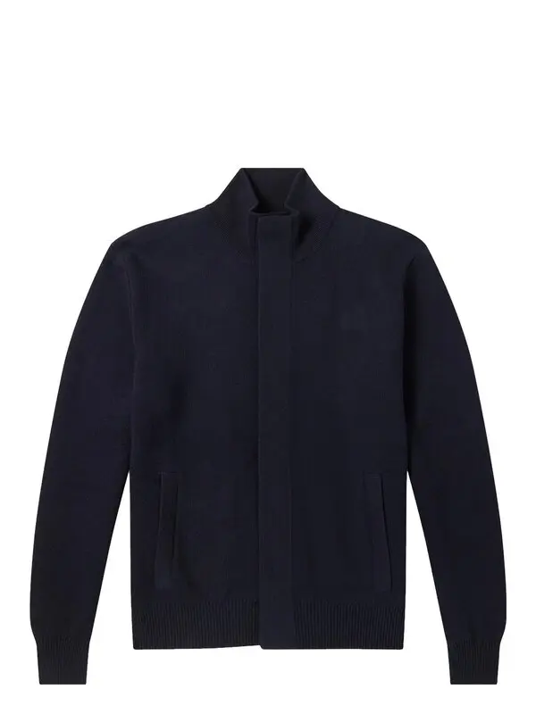 Dunhill Cotton And Cashmere-blend Jacket - Blue