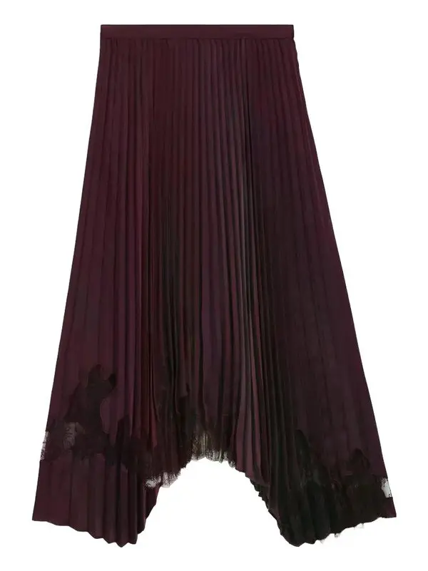 BOSS Pleated Midi Skirt - Purple