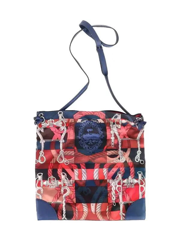 Hermès City Printed Shoulder Bag - Red