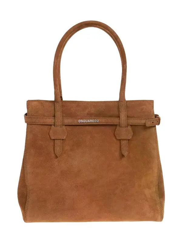 Dsquared2 Strap Detail Tote - Brown